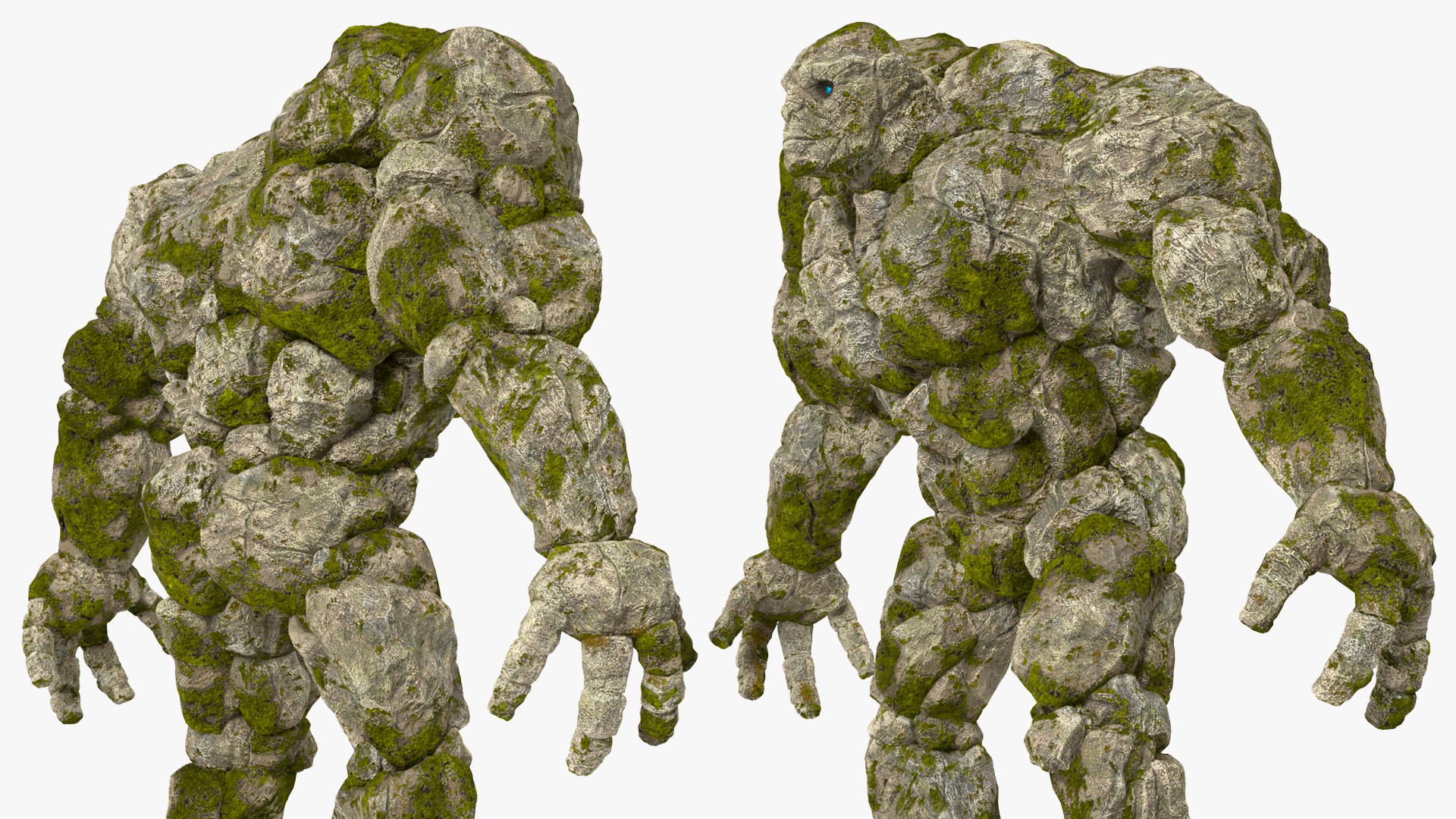 Character Stone Golem 3D model - TurboSquid 2031791