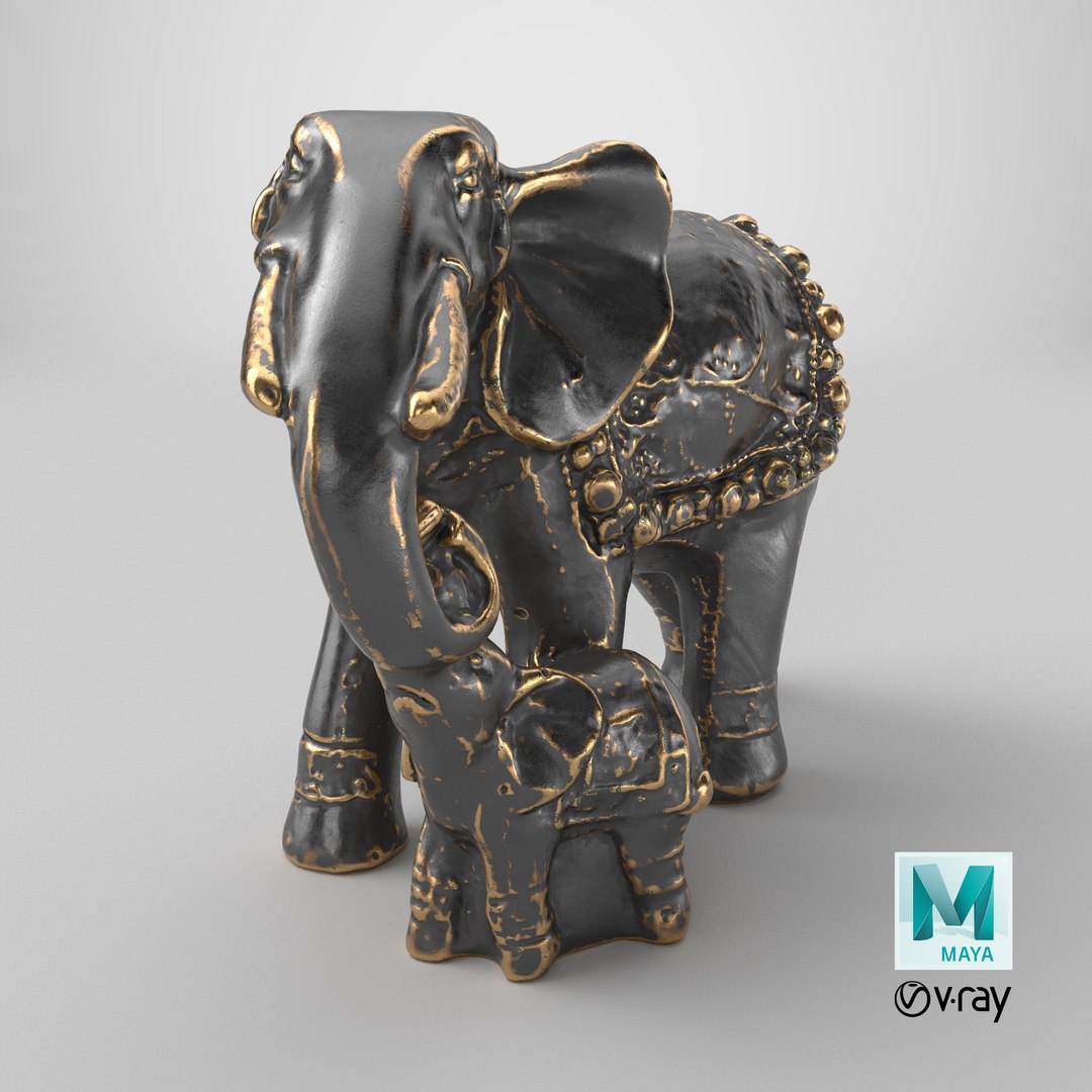 Indian Elephant Statue 3D Model - TurboSquid 2388224