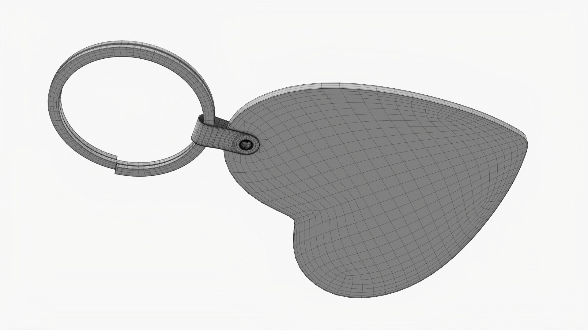 3D Key Ring Blank Mockup 06 Model - TurboSquid 1813466