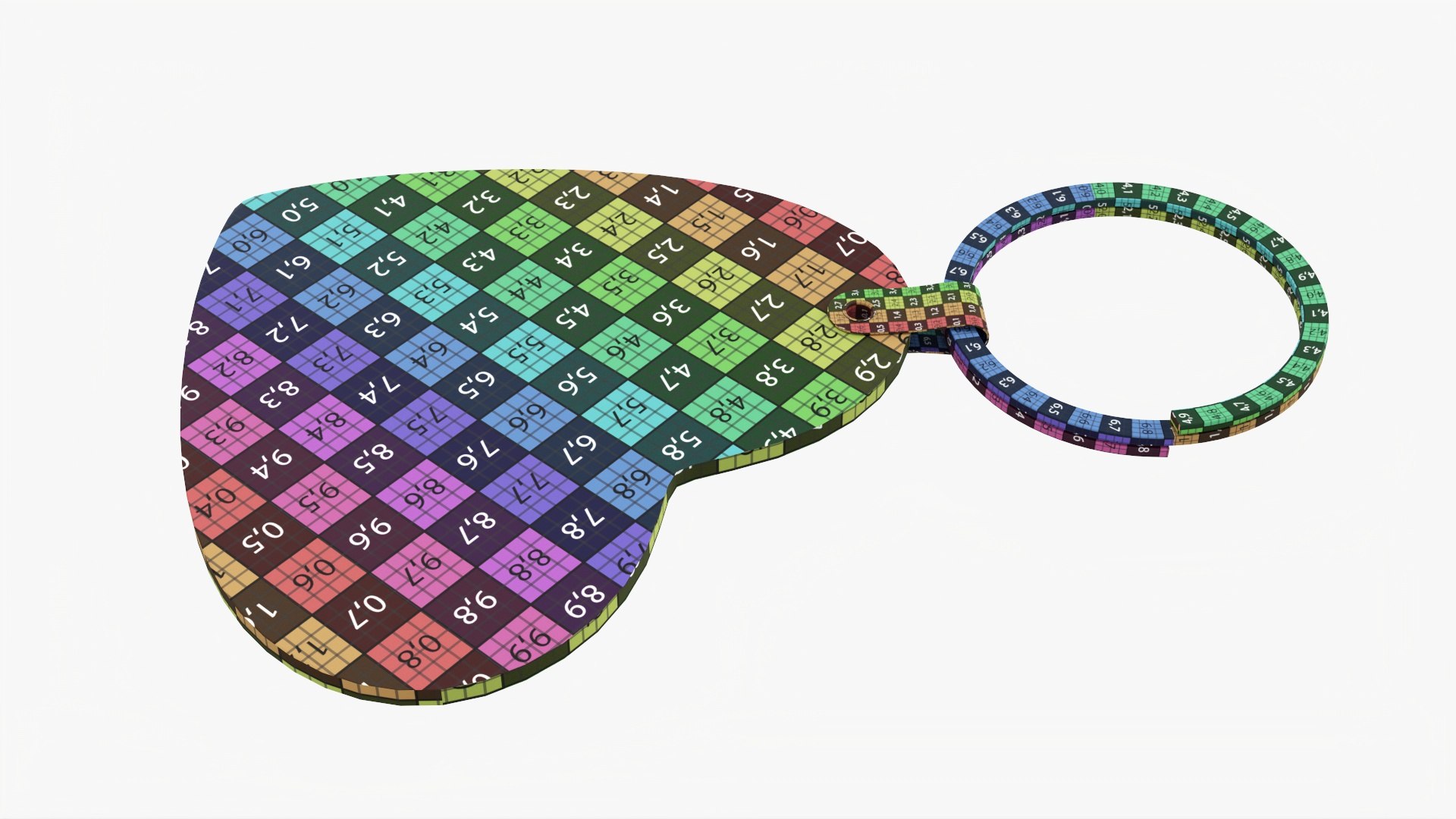 3D Key Ring Blank Mockup 06 Model - TurboSquid 1813466