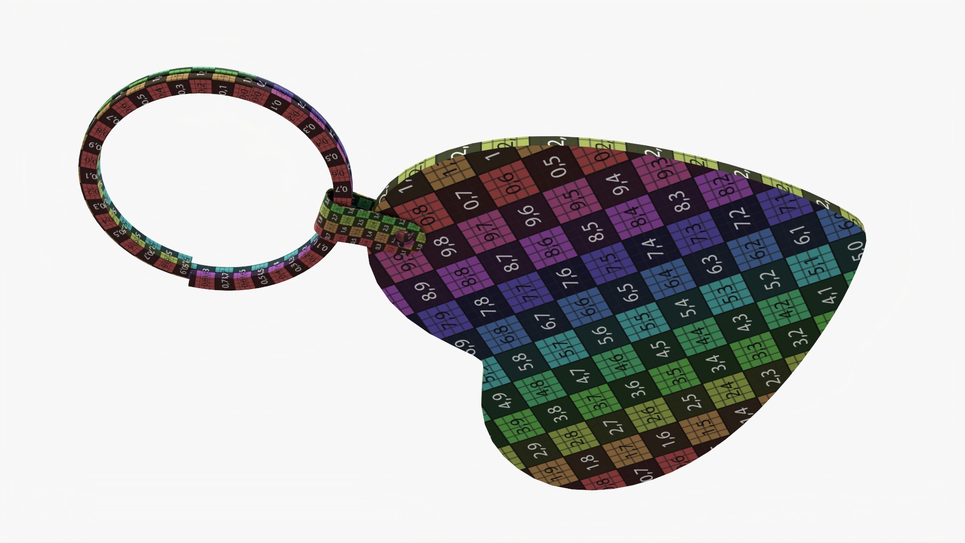 3D Key Ring Blank Mockup 06 Model - TurboSquid 1813466