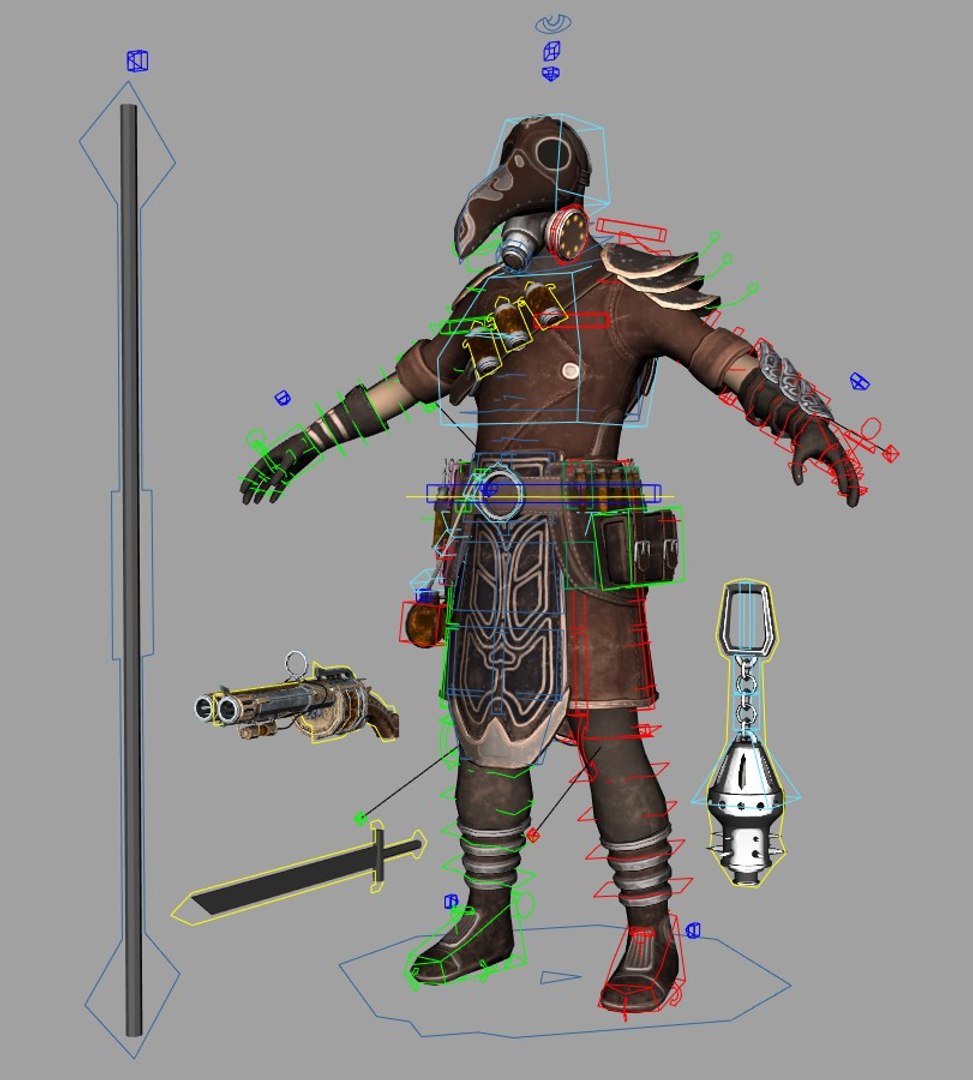 Rig Animation Model - TurboSquid 1678725