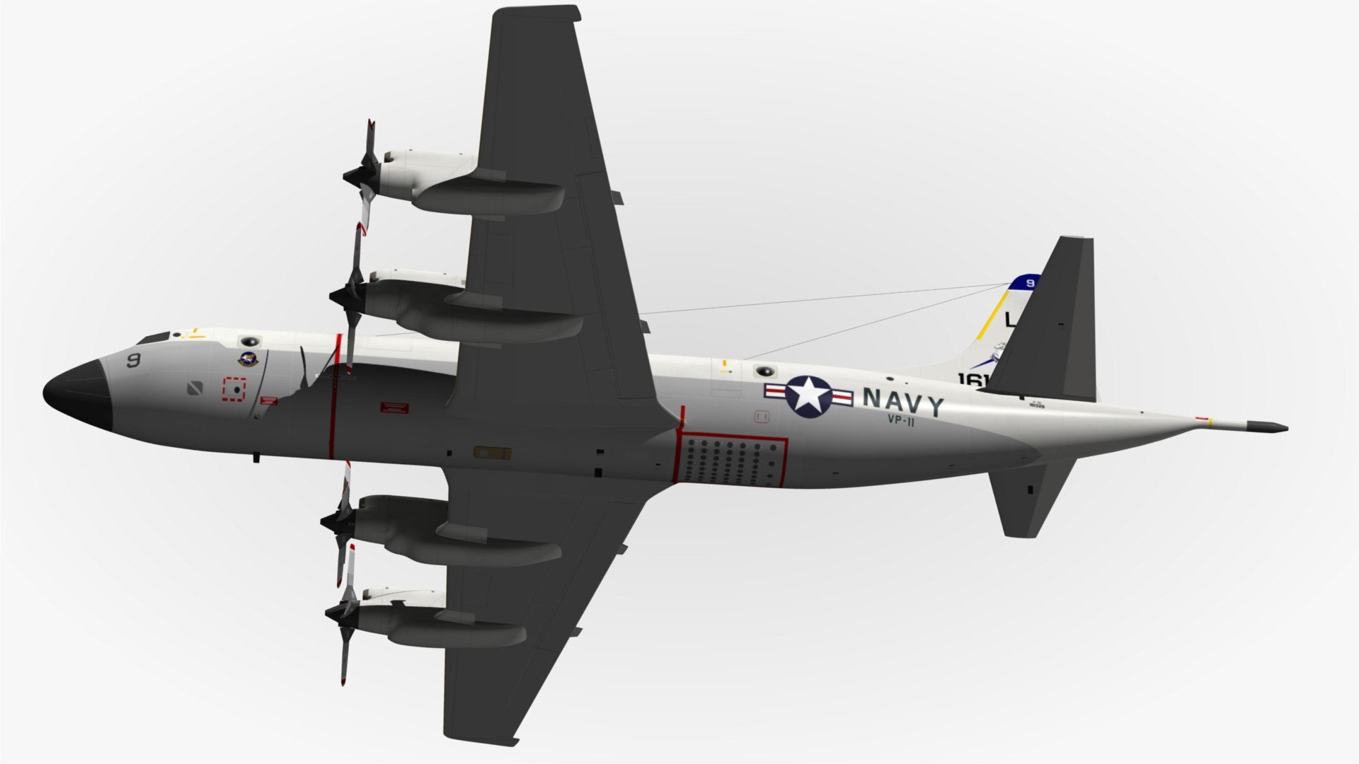 Orion P3c Navy 3d Model