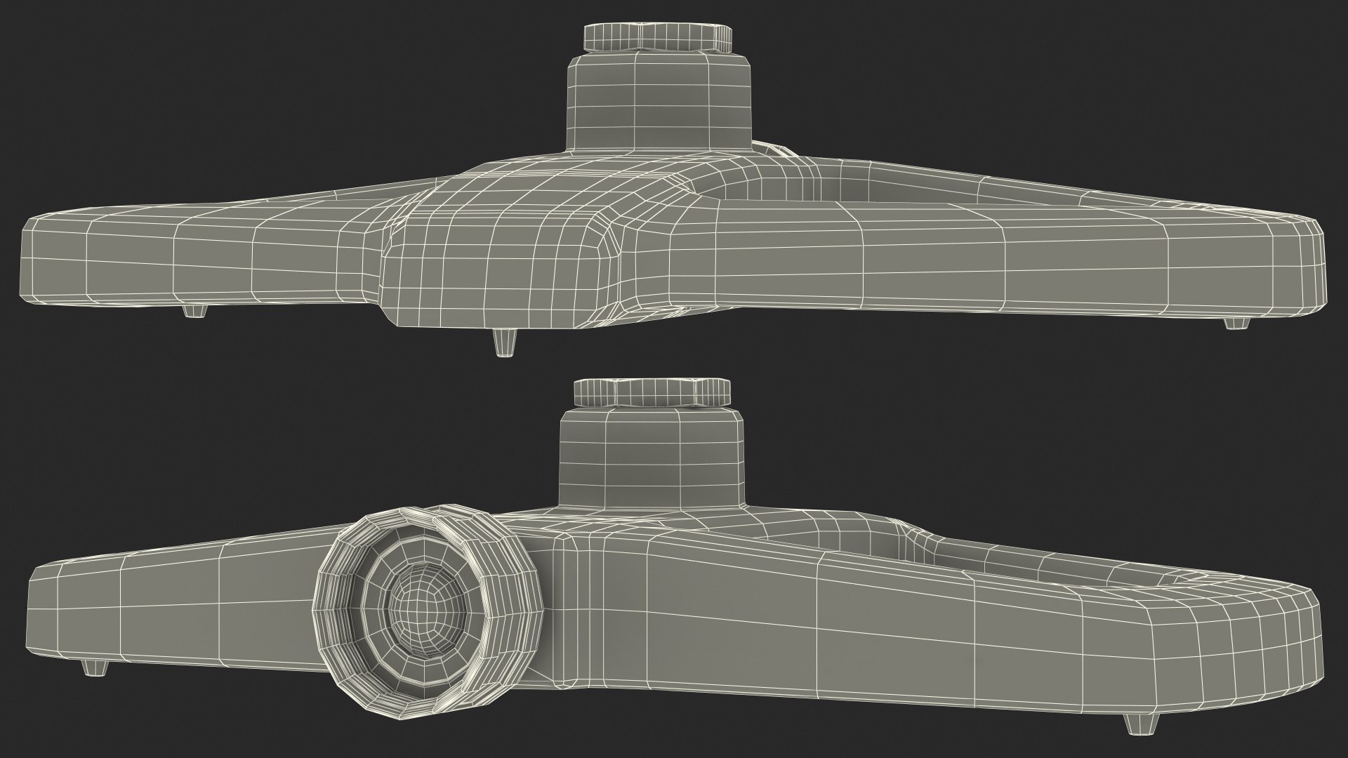 Metal Sprinkler Sled Base 3D Model - TurboSquid 1852201