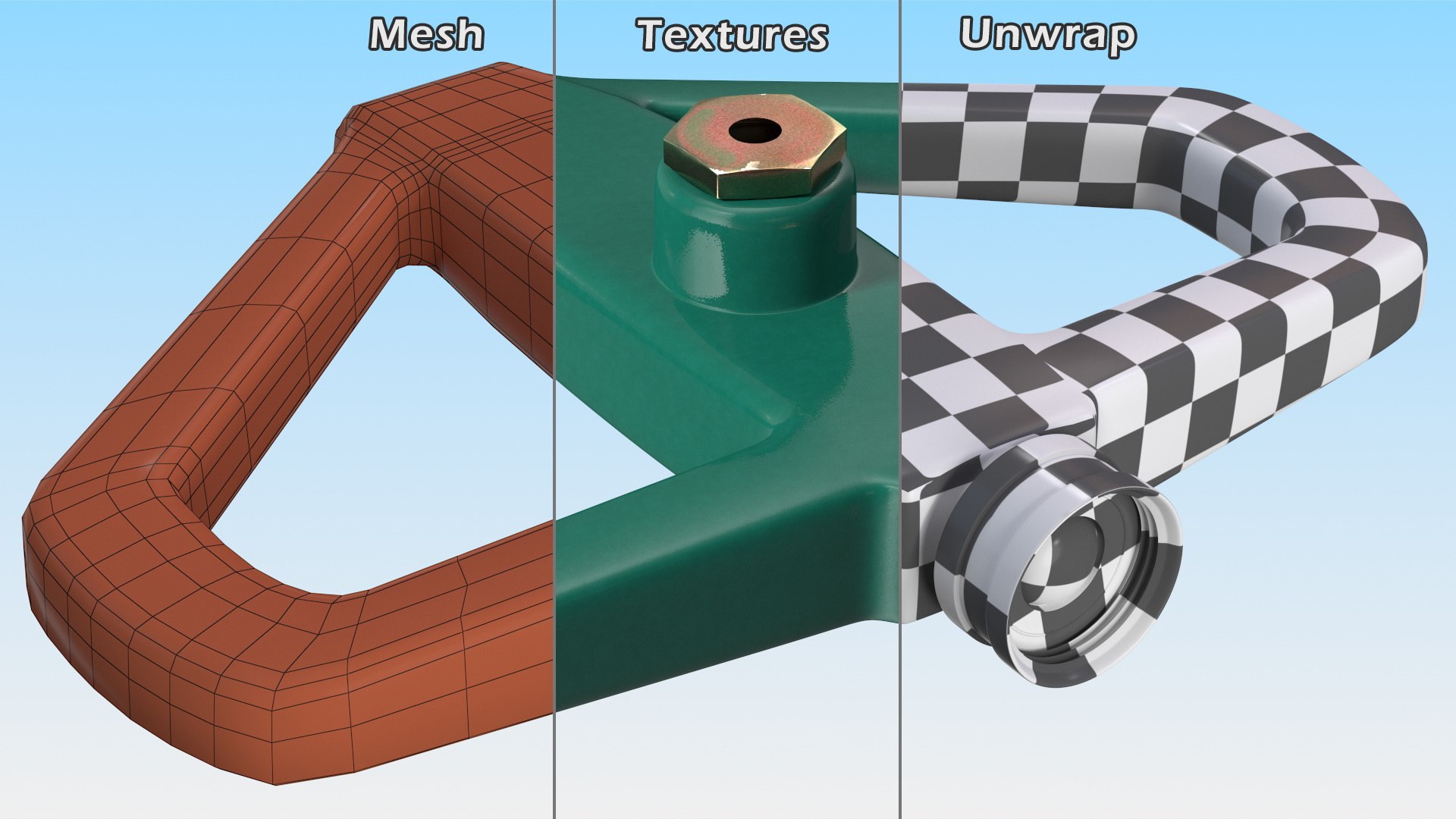 Metal Sprinkler Sled Base 3D Model - TurboSquid 1852201