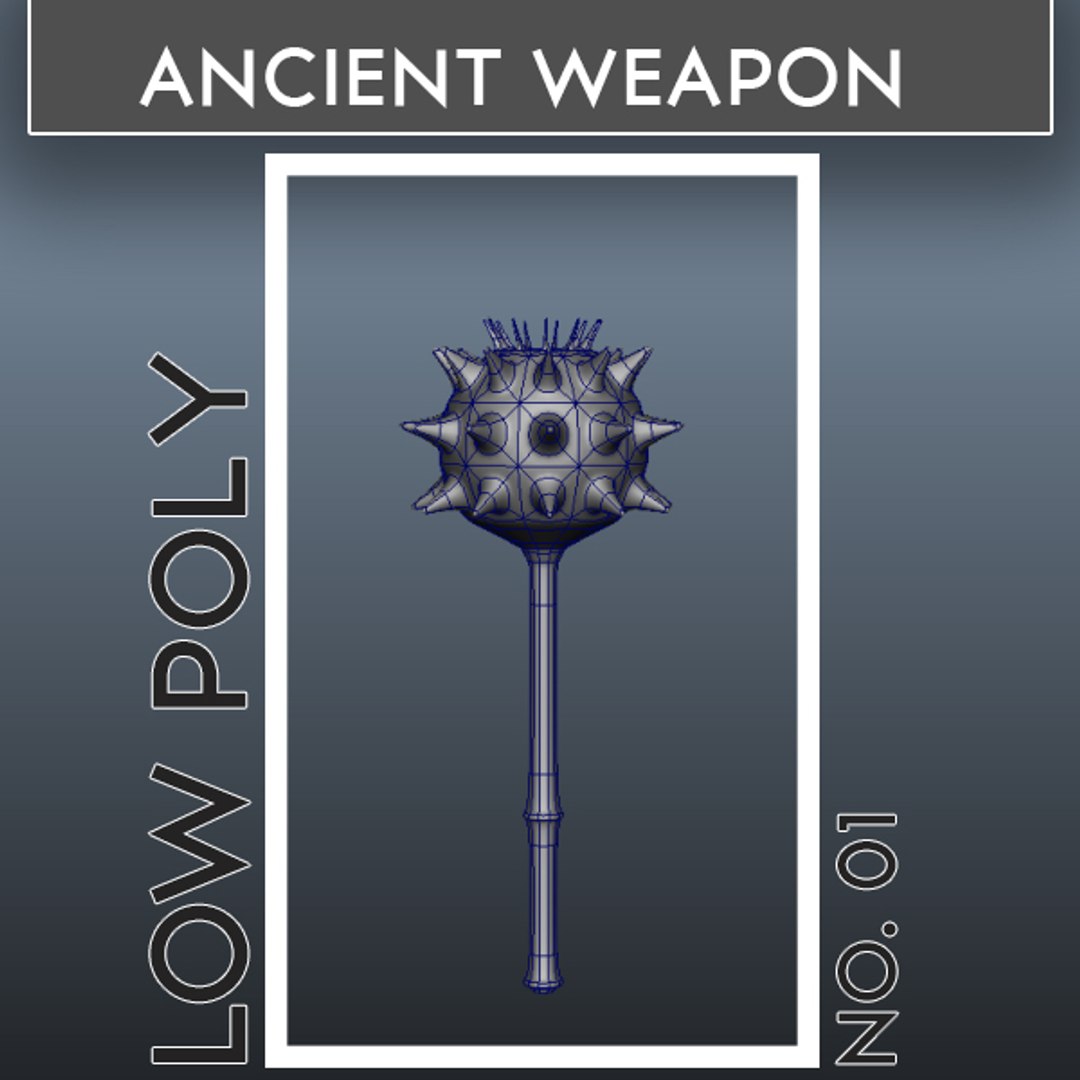 Maya Ancient Weapons 01