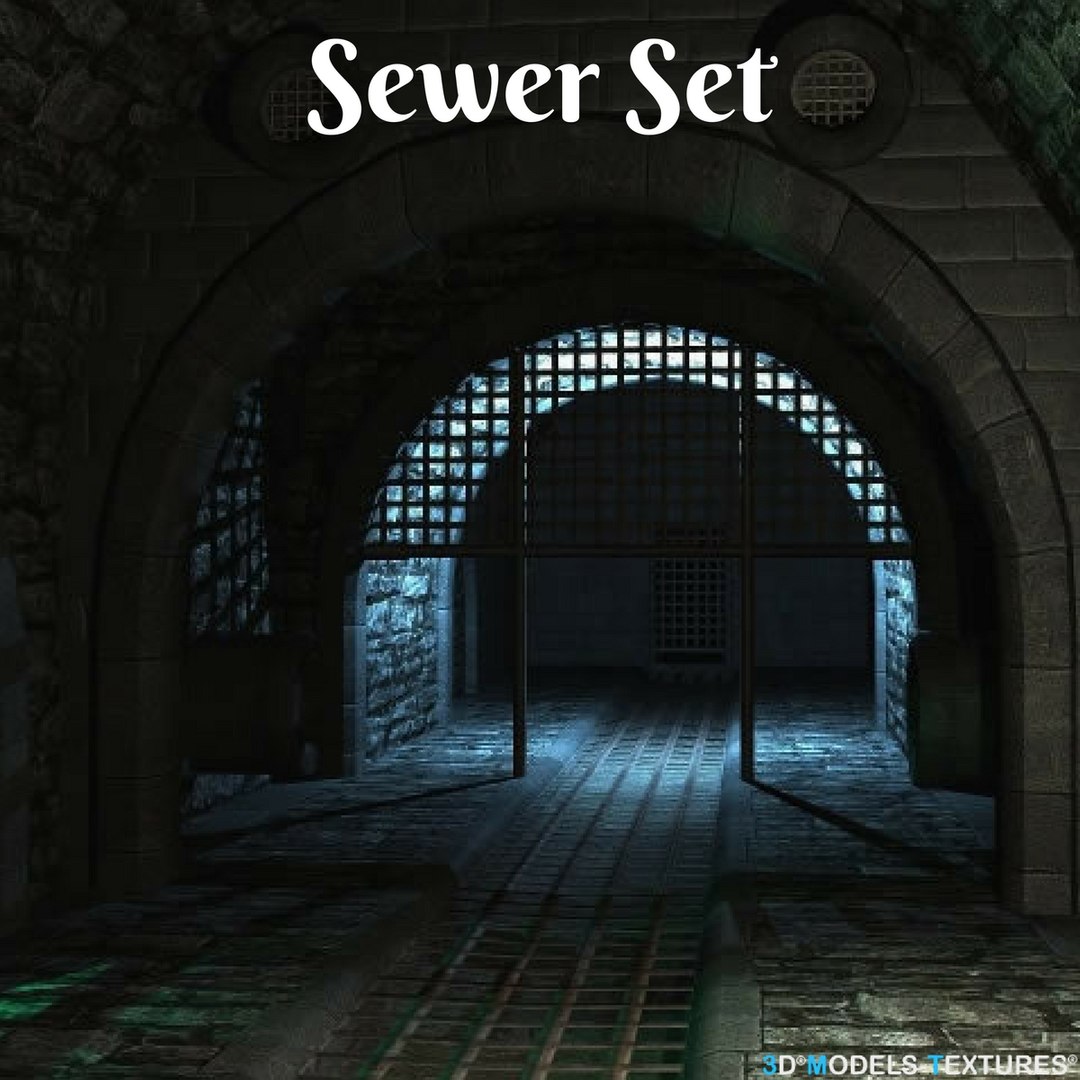 3D Sewer Set Model - TurboSquid 1210721