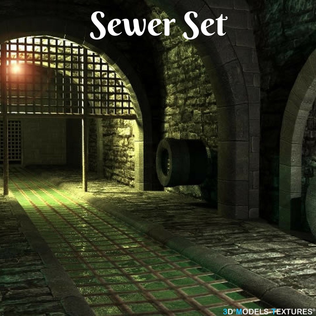 3D Sewer Set Model - TurboSquid 1210721