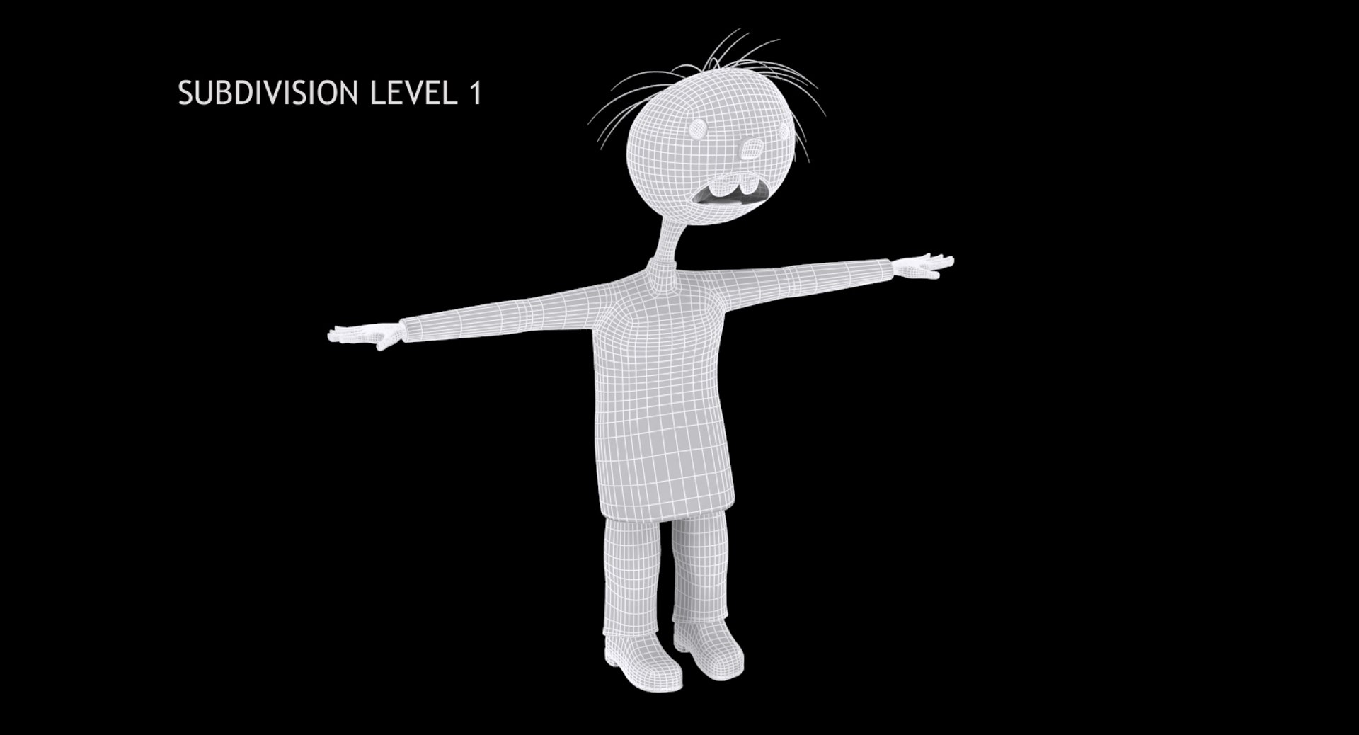 3D teen age cartoon - TurboSquid 1259085