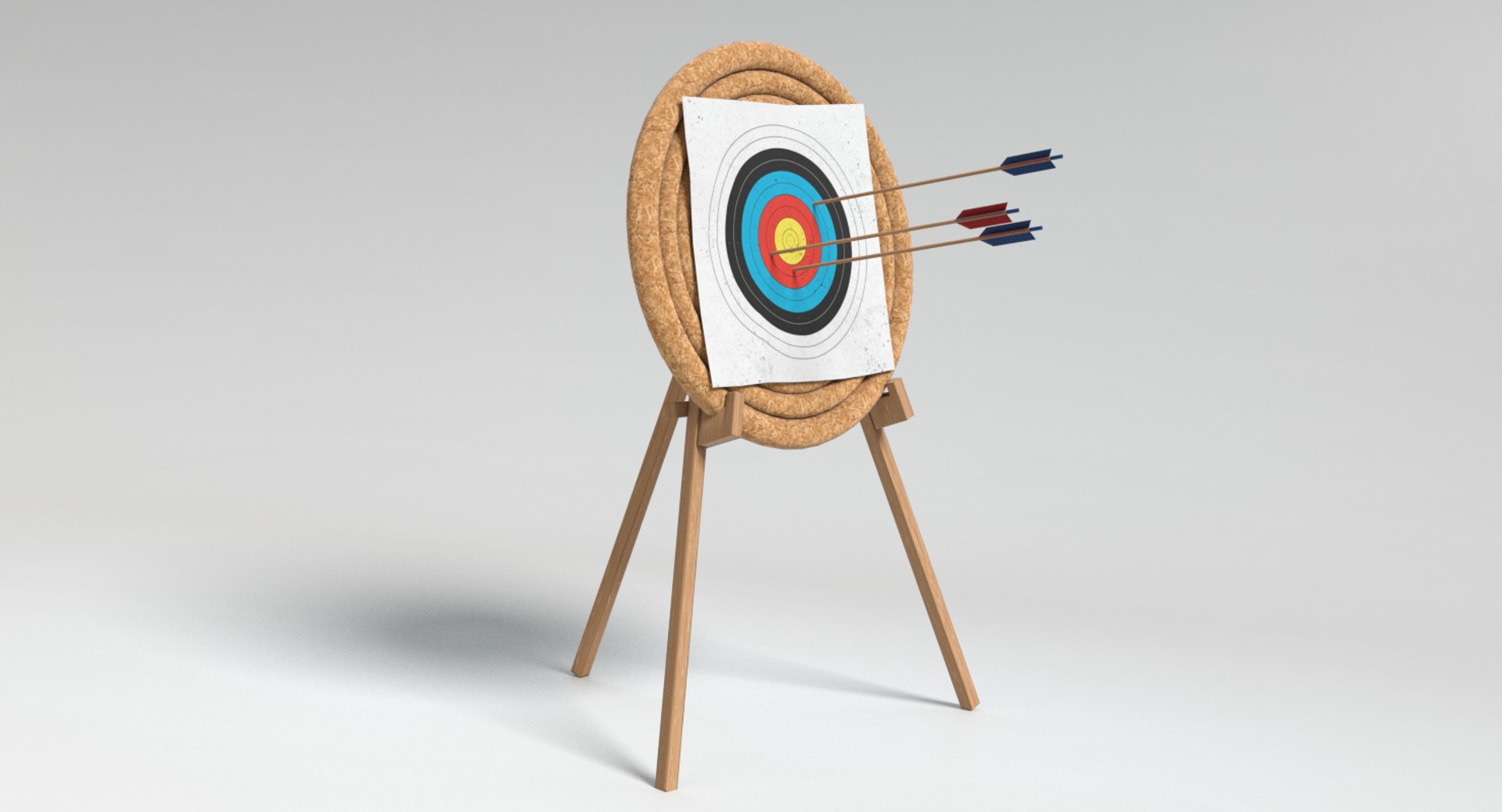 3D Archery Hay Target Model - TurboSquid 1188273