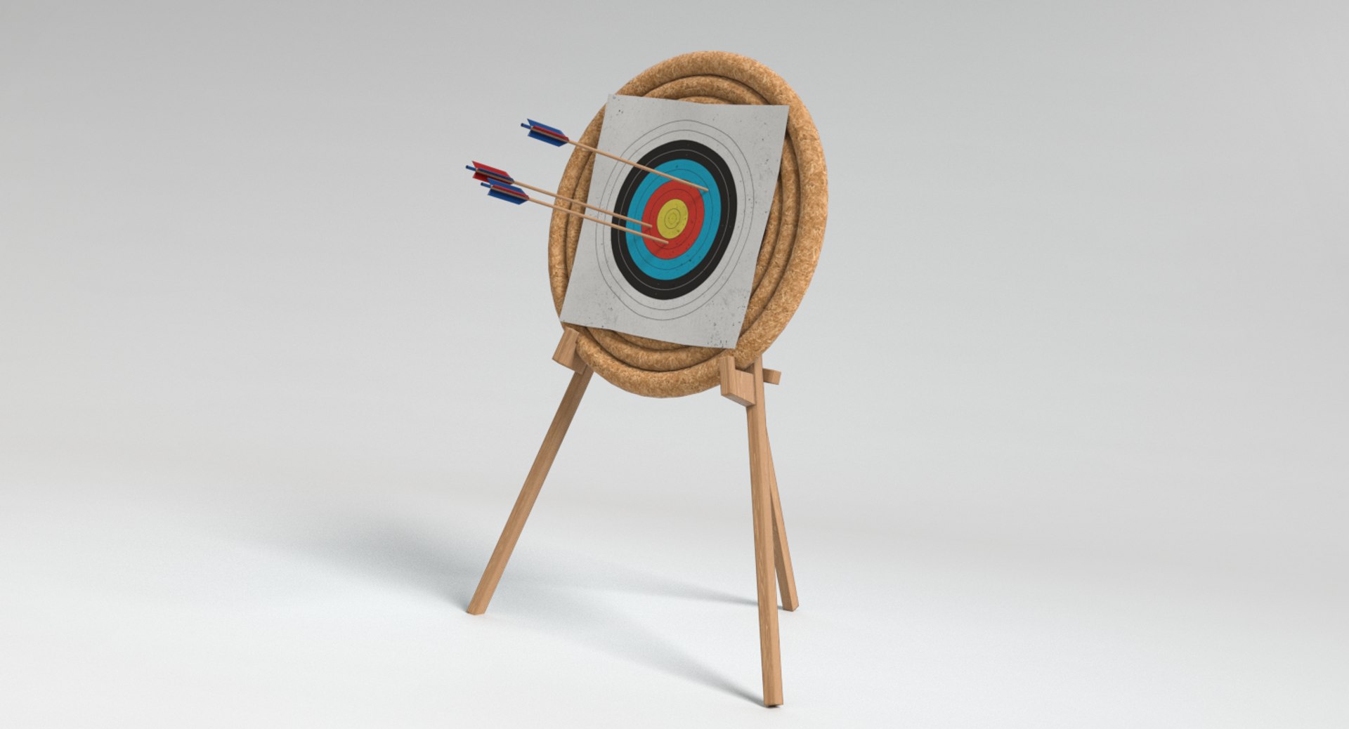 3D Archery Hay Target Model - TurboSquid 1188273