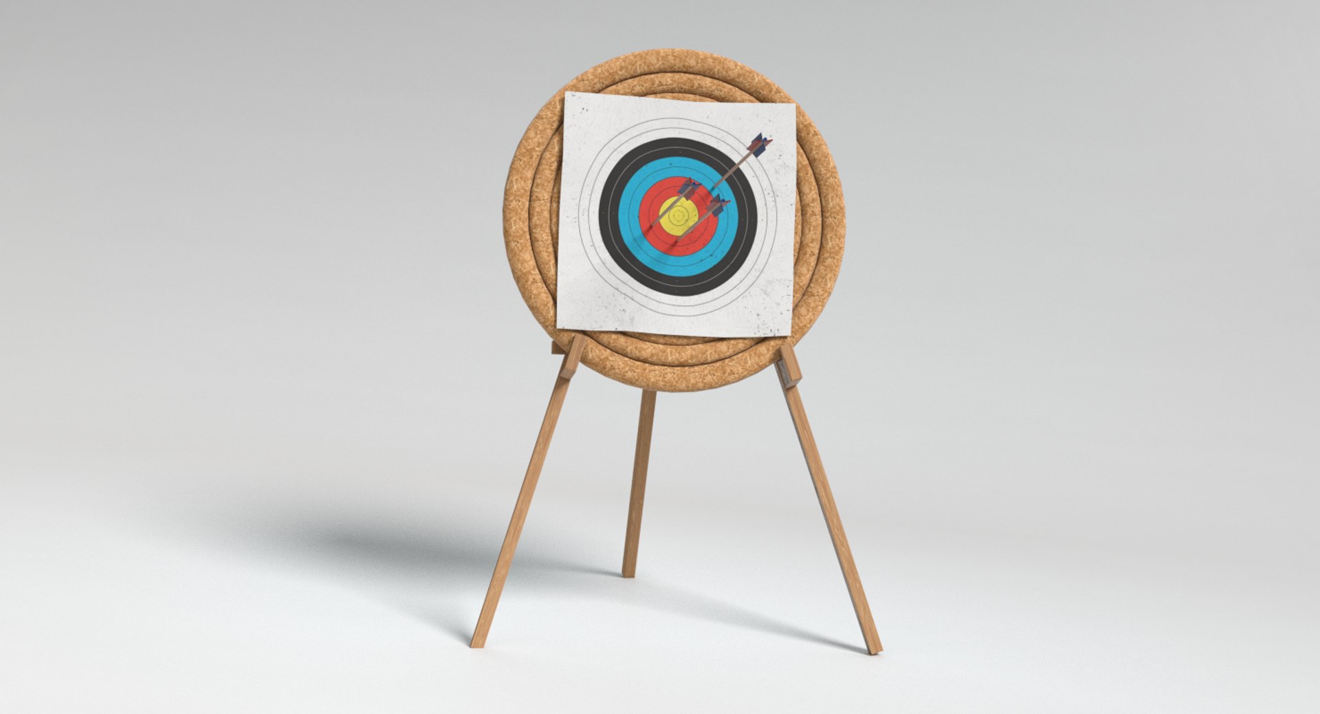 3D Archery Hay Target Model - TurboSquid 1188273