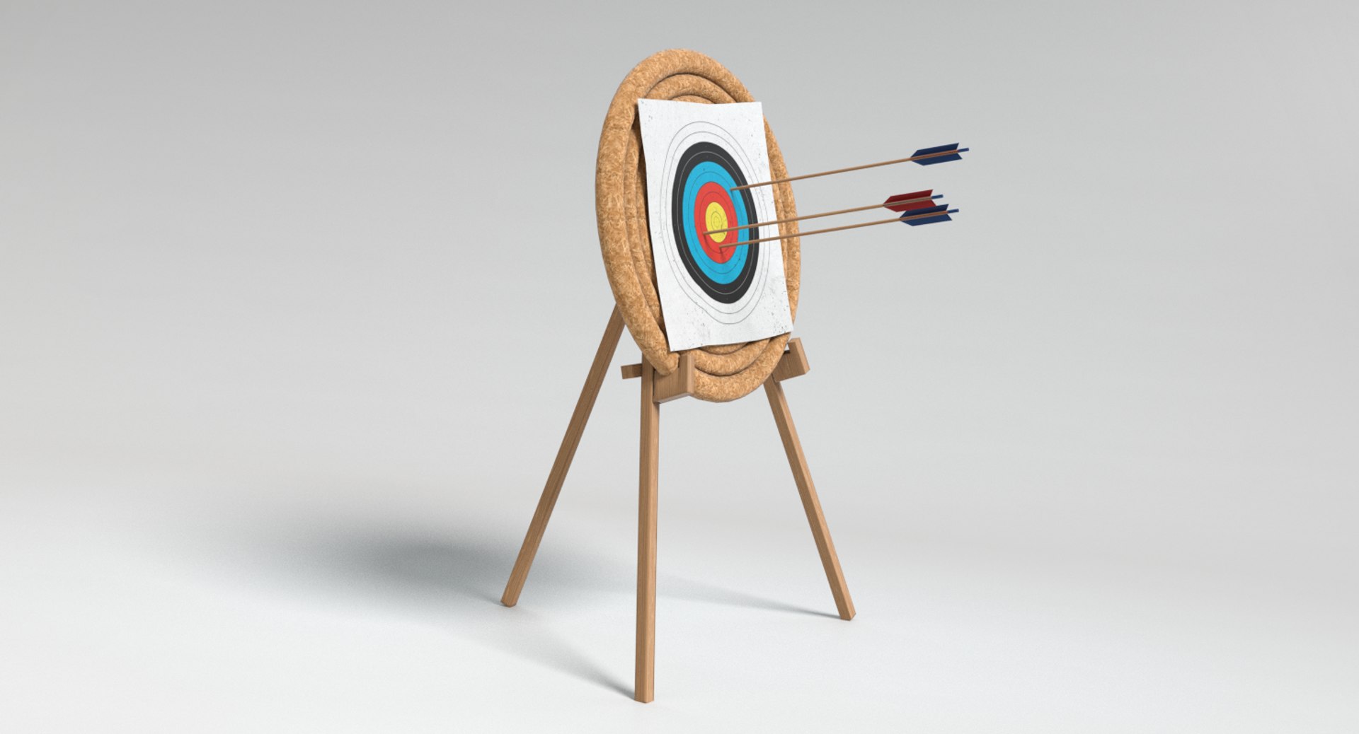 3D Archery Hay Target Model - TurboSquid 1188273