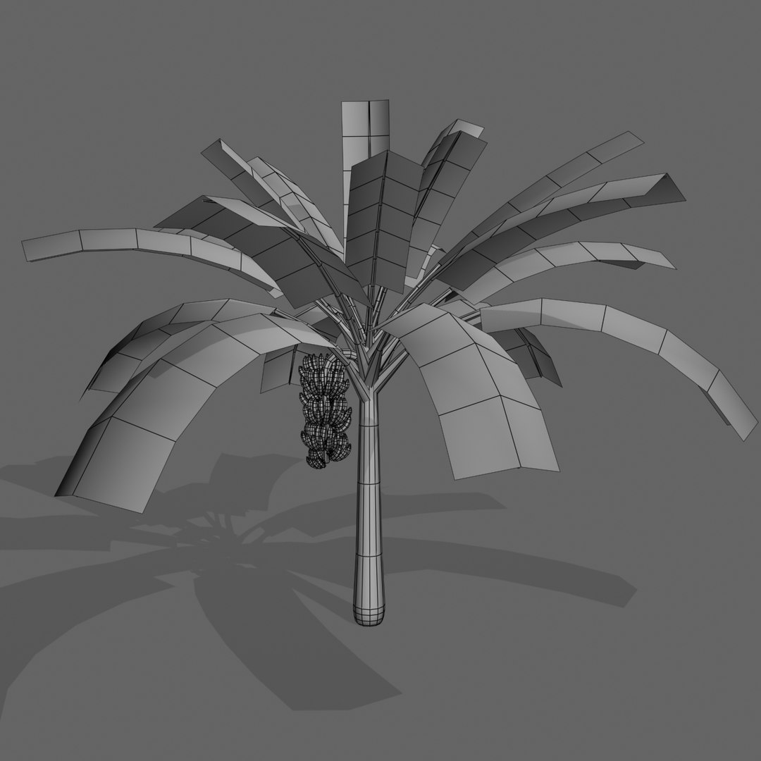 3d Banana Tree