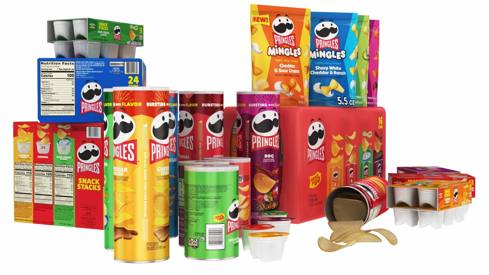 3D Model Pringles 24 In 1 - TurboSquid 2296198