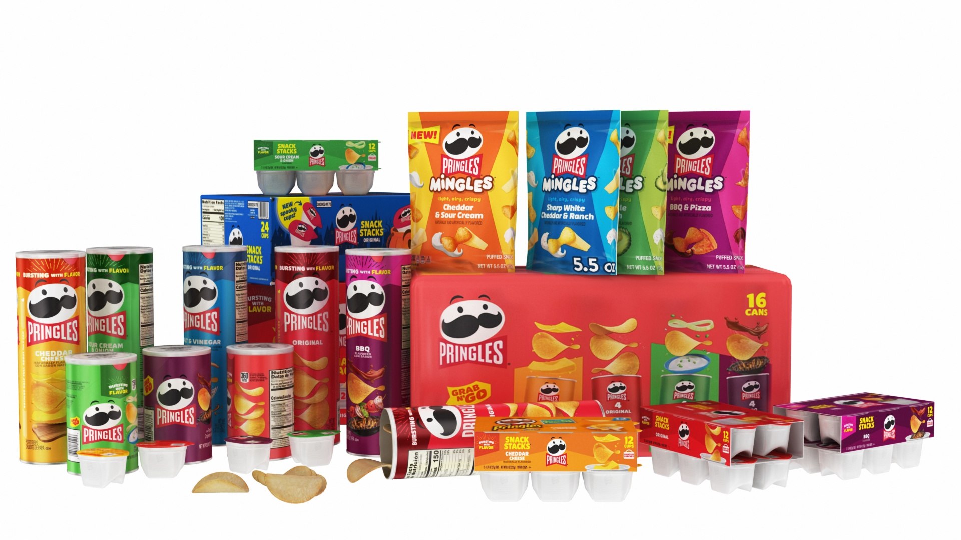 3D Model Pringles 24 In 1 - TurboSquid 2296198
