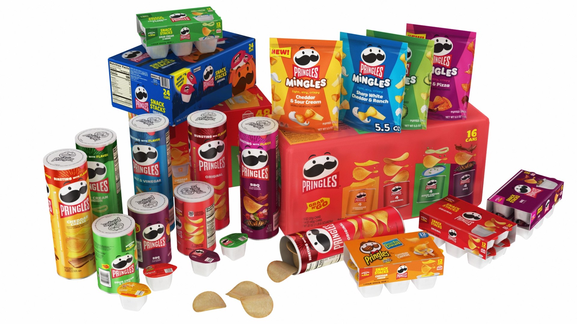 3D Model Pringles 24 In 1 - TurboSquid 2296198