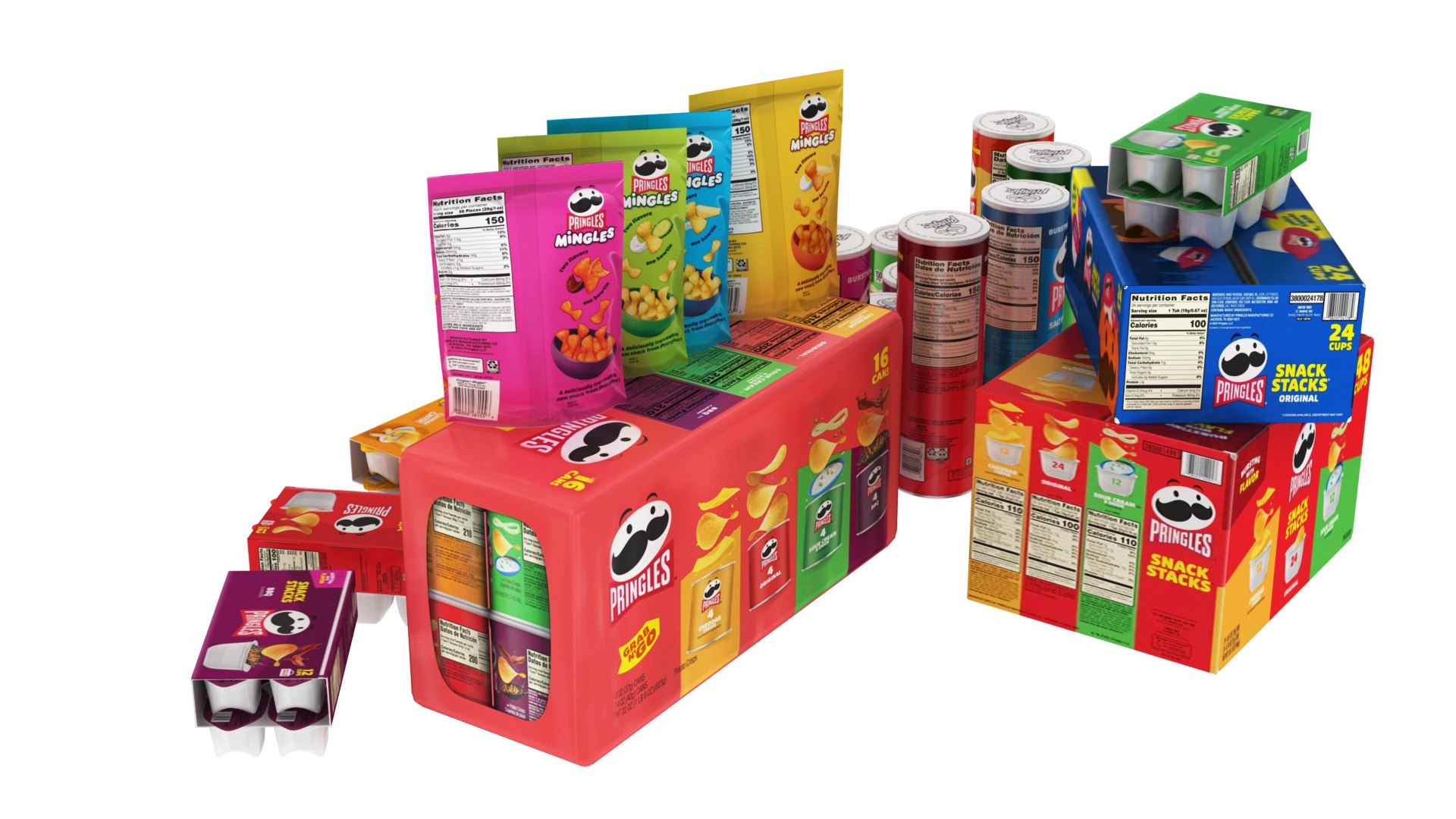 3D Model Pringles 24 In 1 - TurboSquid 2296198