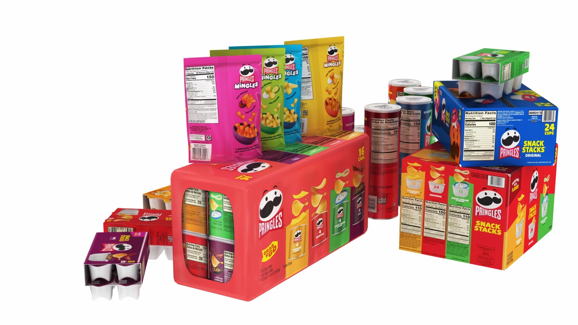 3D Model Pringles 24 In 1 - TurboSquid 2296198