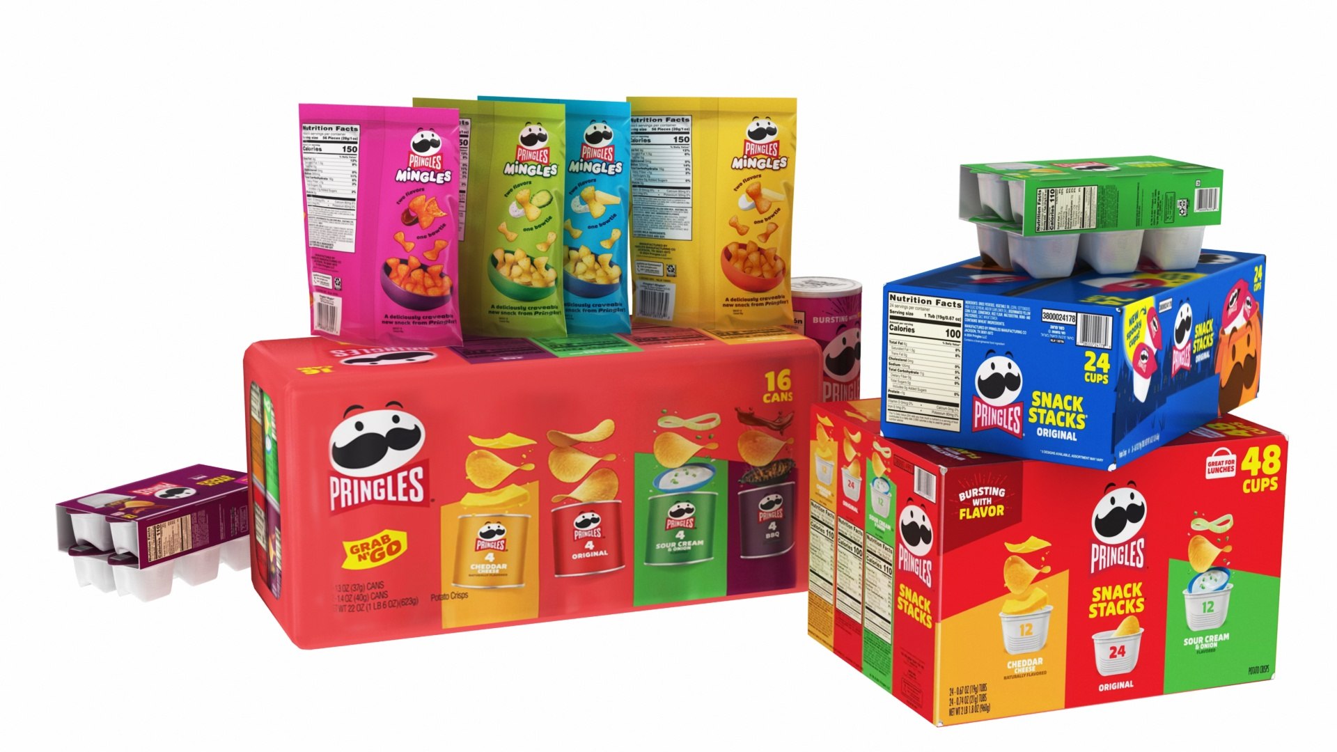 3D Model Pringles 24 In 1 - TurboSquid 2296198