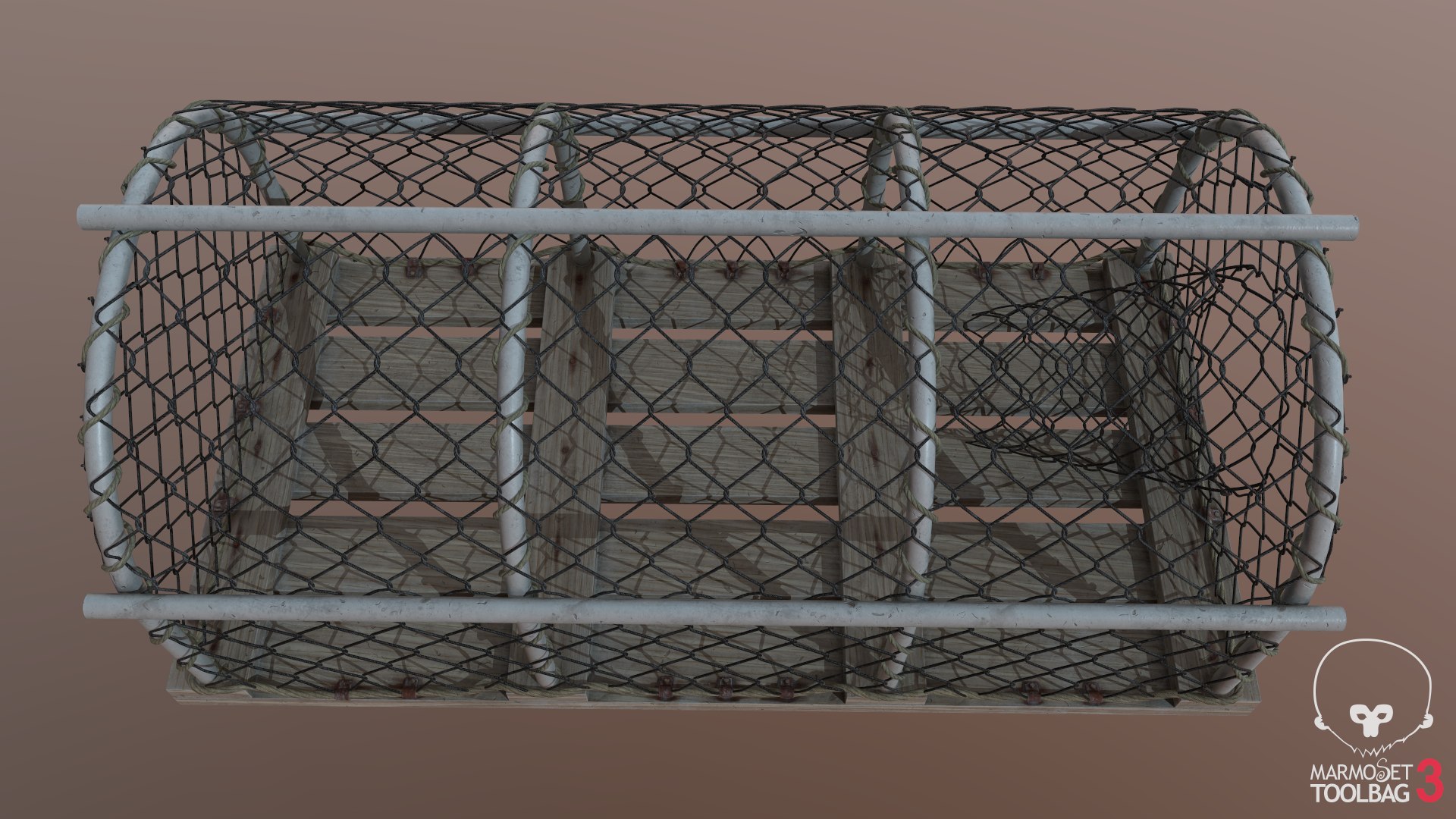 3D Lobster Pot Model - TurboSquid 1882107