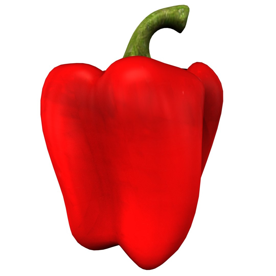 red bell pepper c4d