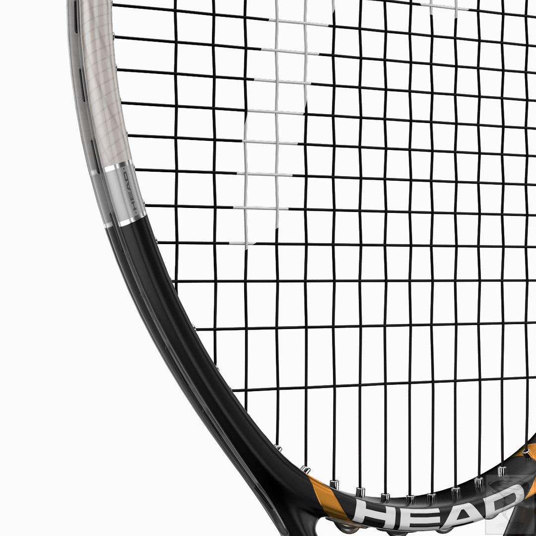 tennis racket head speed 3d model