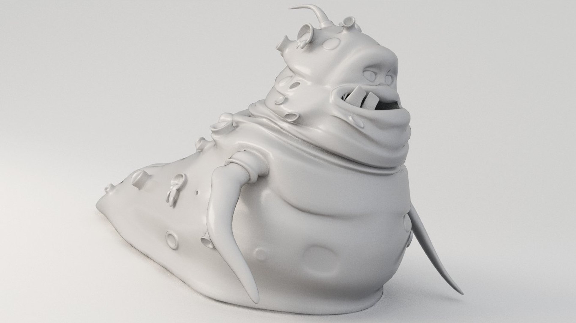 Microbe Virus Monster 3D Model - TurboSquid 1524556