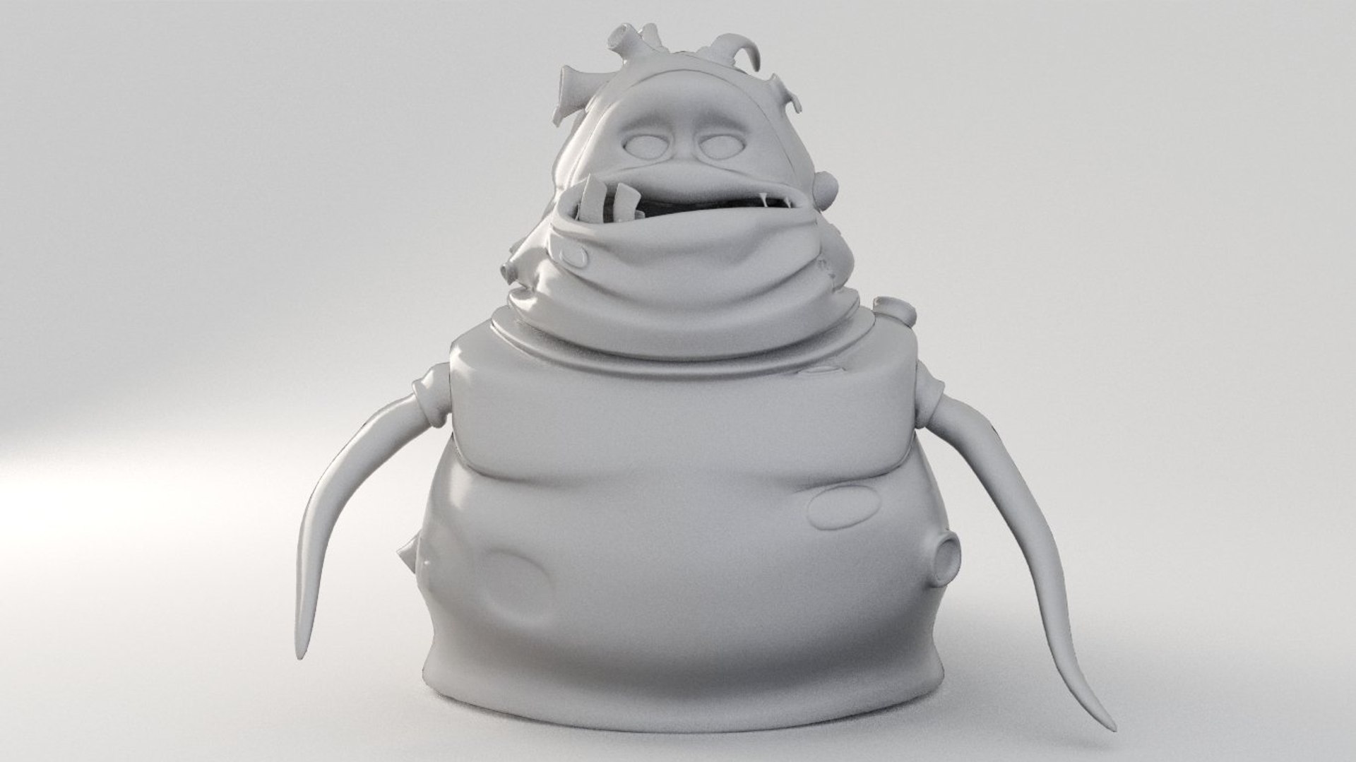 Microbe Virus Monster 3D Model - TurboSquid 1524556