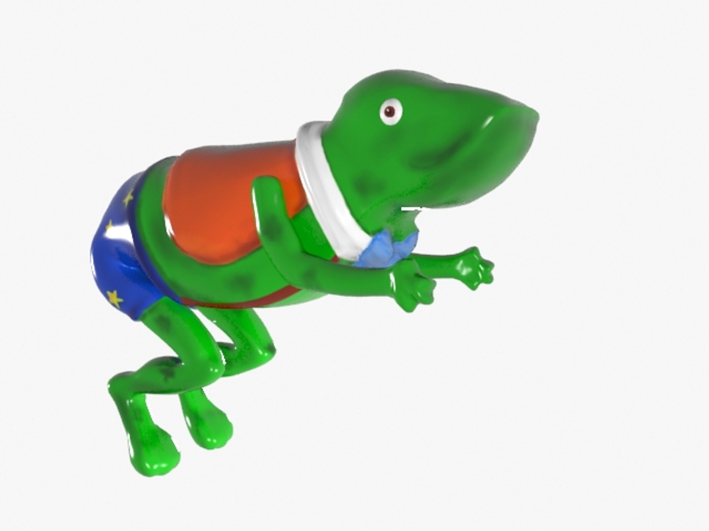 Cartoon Frog 3d Max