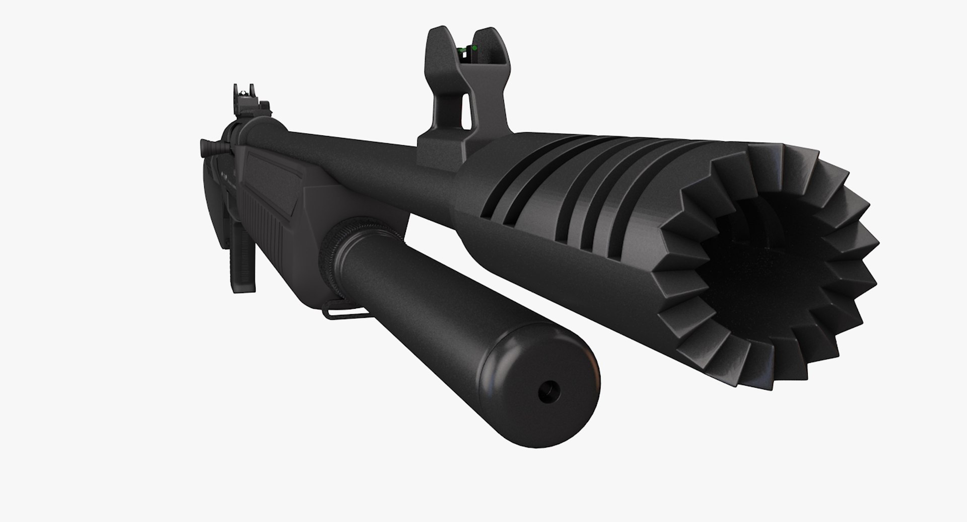3d Shotgun Fabarm Sat-8 Model
