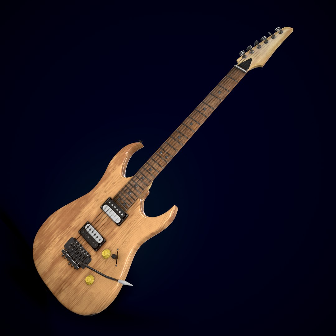 3D Electric Guitar Homage HEG-382 - TurboSquid 1783666