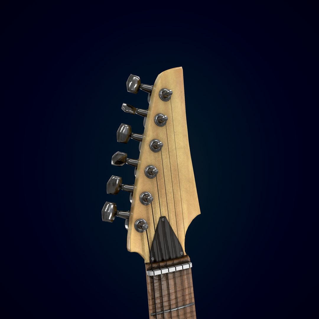 3D Electric Guitar Homage HEG-382 - TurboSquid 1783666