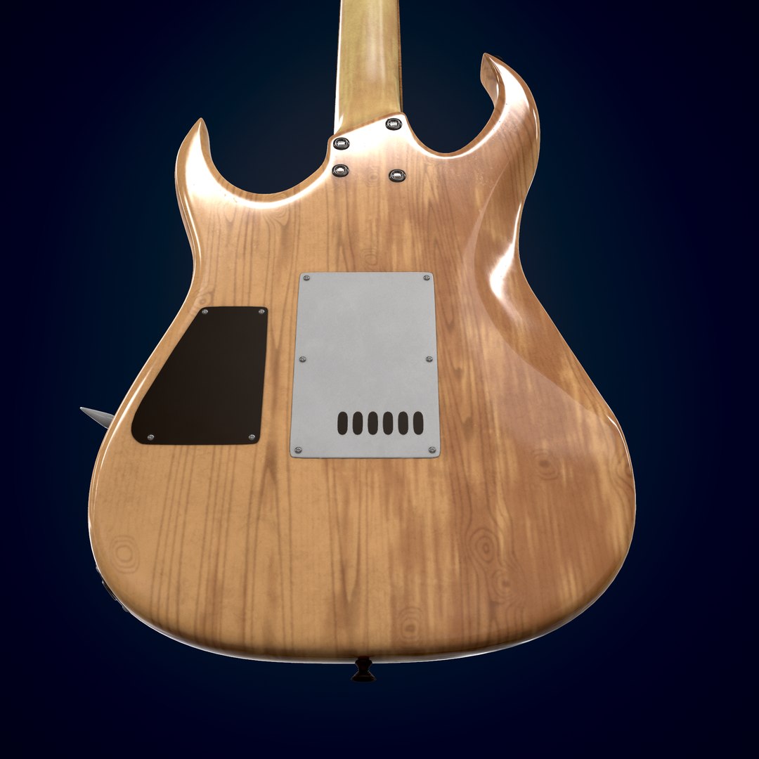3D Electric Guitar Homage HEG-382 - TurboSquid 1783666