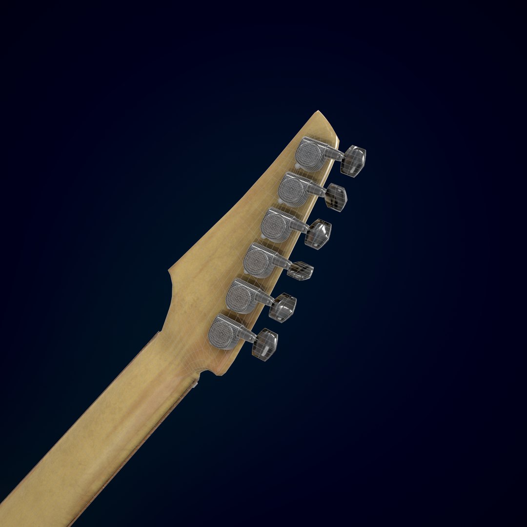 3D Electric Guitar Homage HEG-382 - TurboSquid 1783666