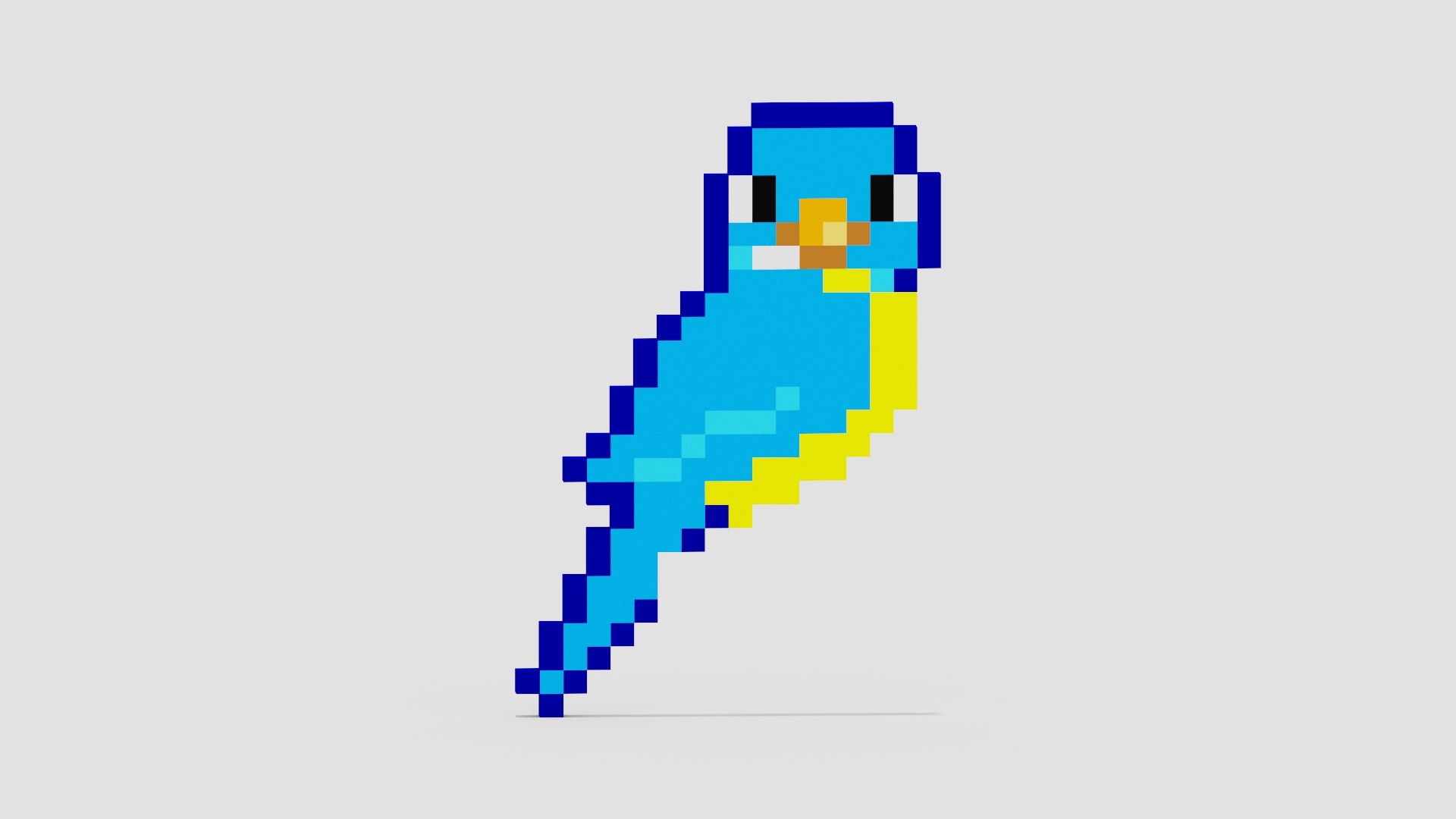 Pixel Bird Symbol Model - TurboSquid 1900088