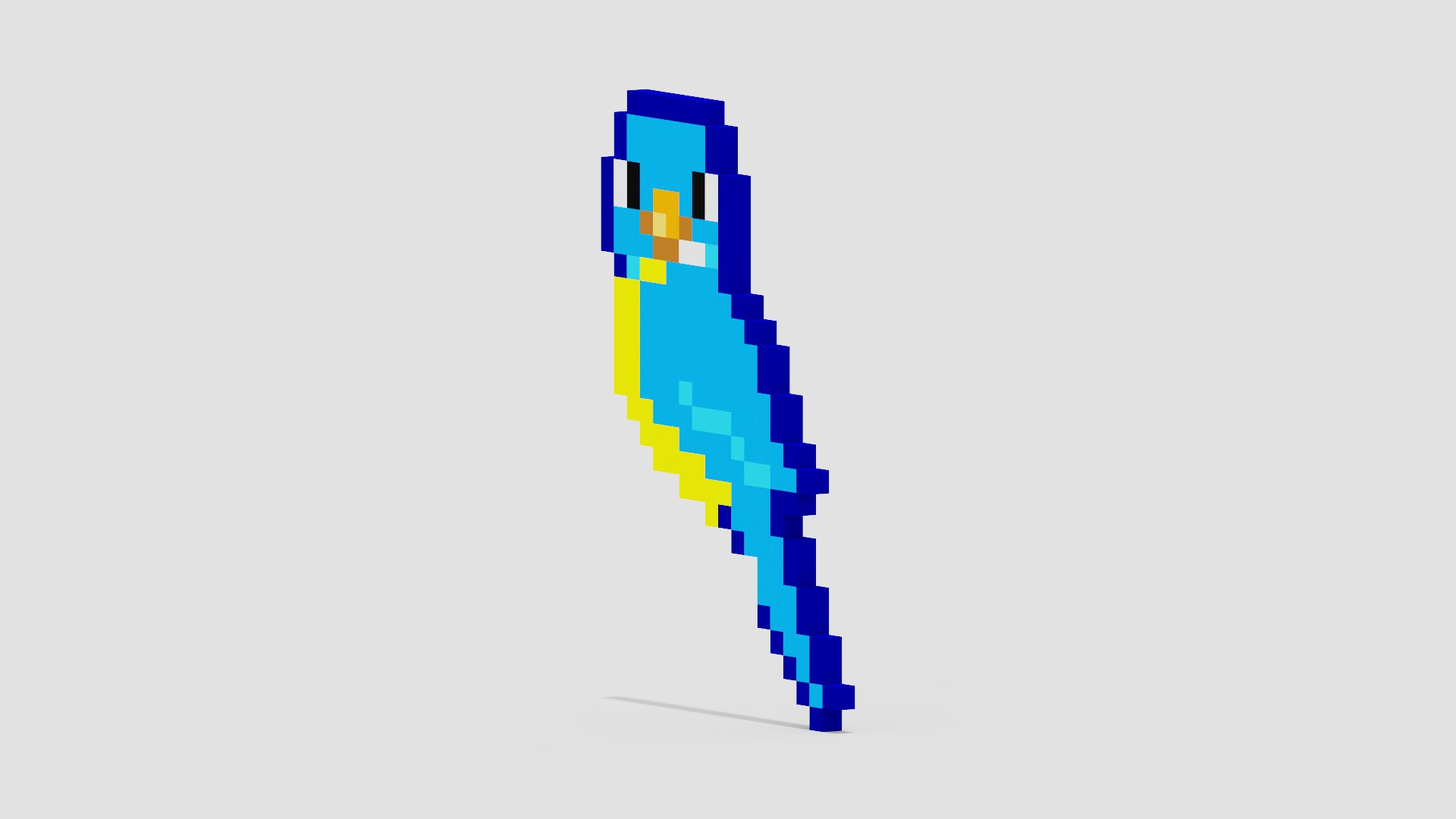 Pixel Bird Symbol Model - TurboSquid 1900088