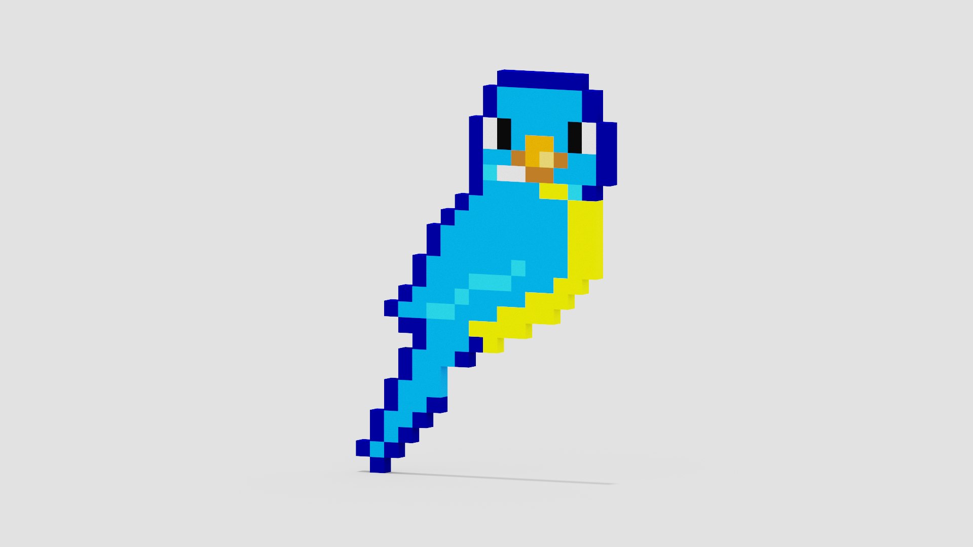 Pixel Bird Symbol Model - TurboSquid 1900088