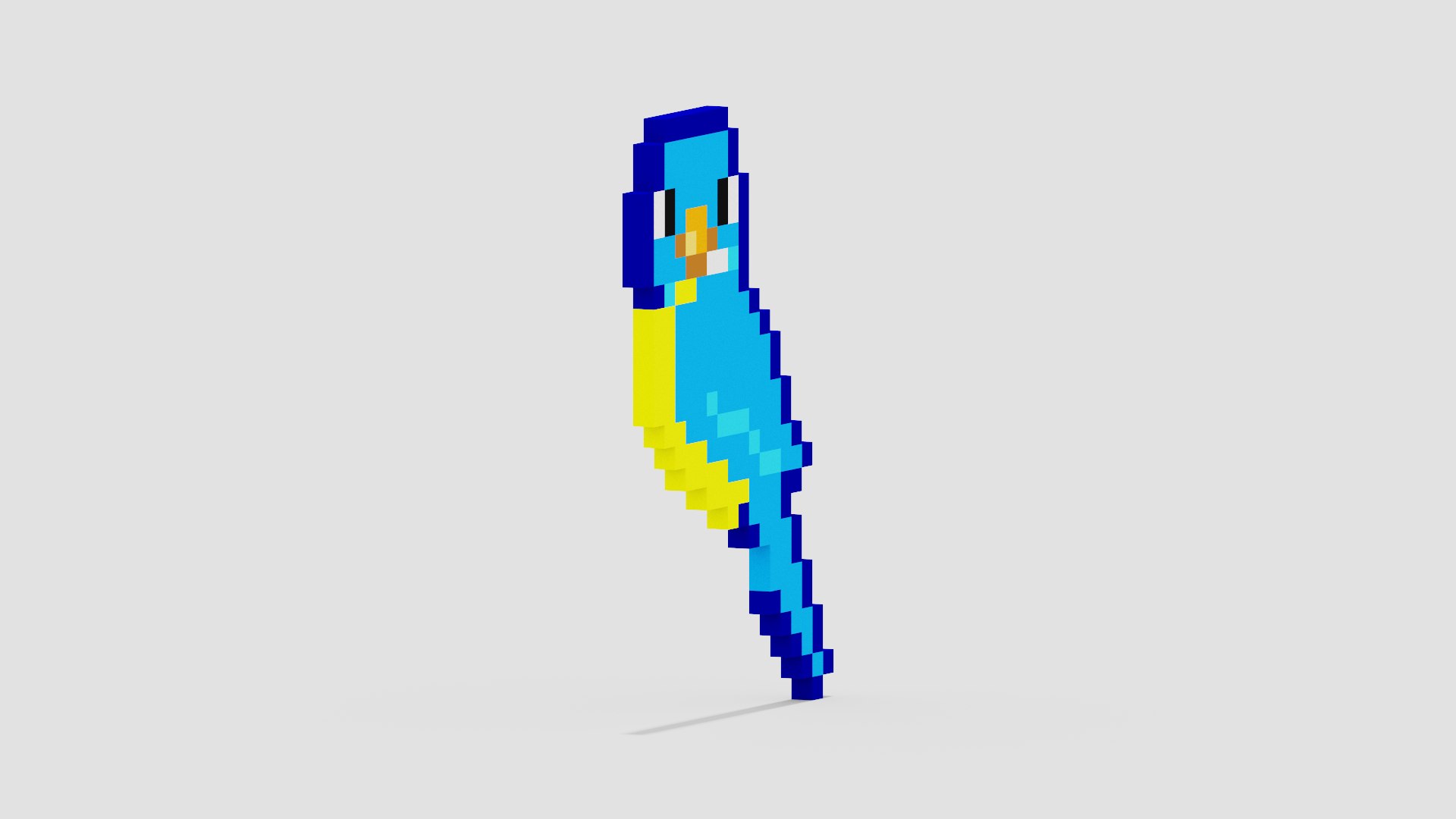 Pixel Bird Symbol Model - TurboSquid 1900088
