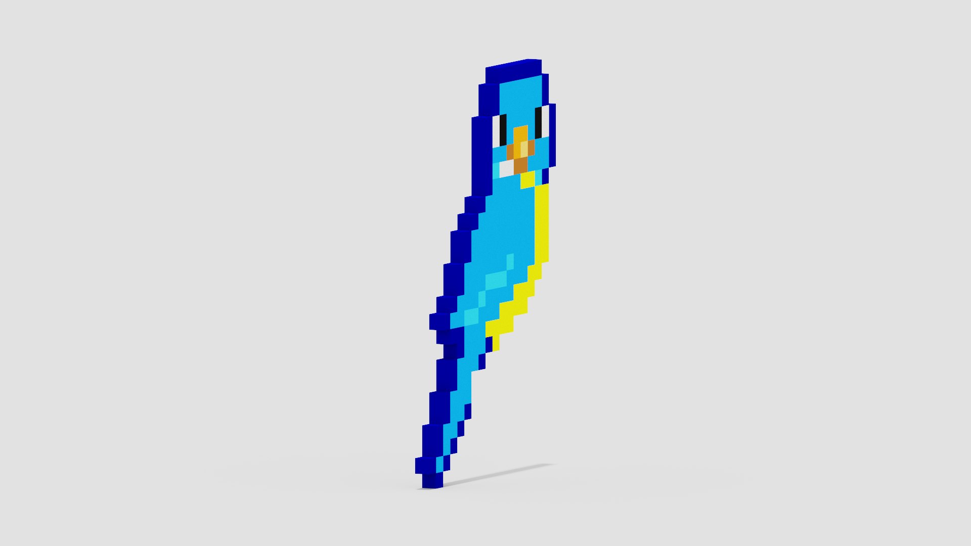 Pixel Bird Symbol Model - TurboSquid 1900088