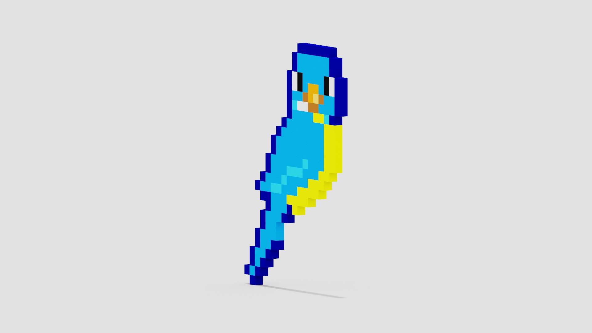 Pixel Bird Symbol Model - TurboSquid 1900088