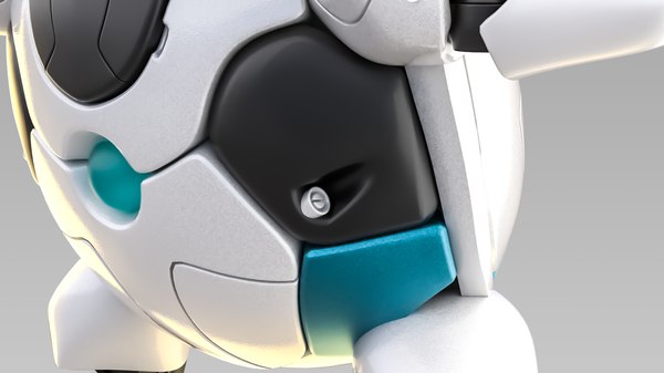 Mech Robot Turtle Cute Blue Futuristic Hitech Animal model - TurboSquid ...