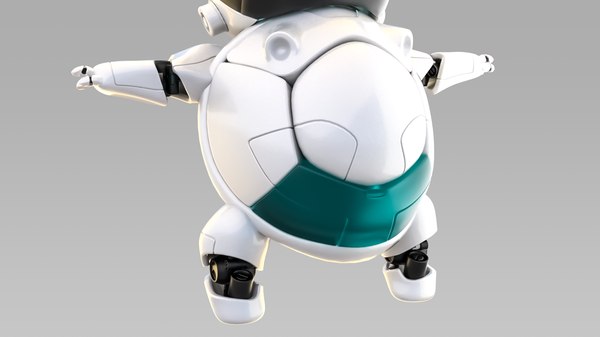 Mech Robot Turtle Cute Blue Futuristic Hitech Animal model - TurboSquid ...