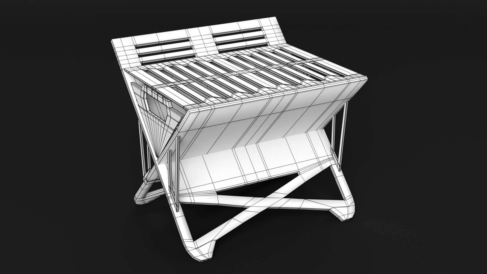 3D Camping Grill - TurboSquid 2123820