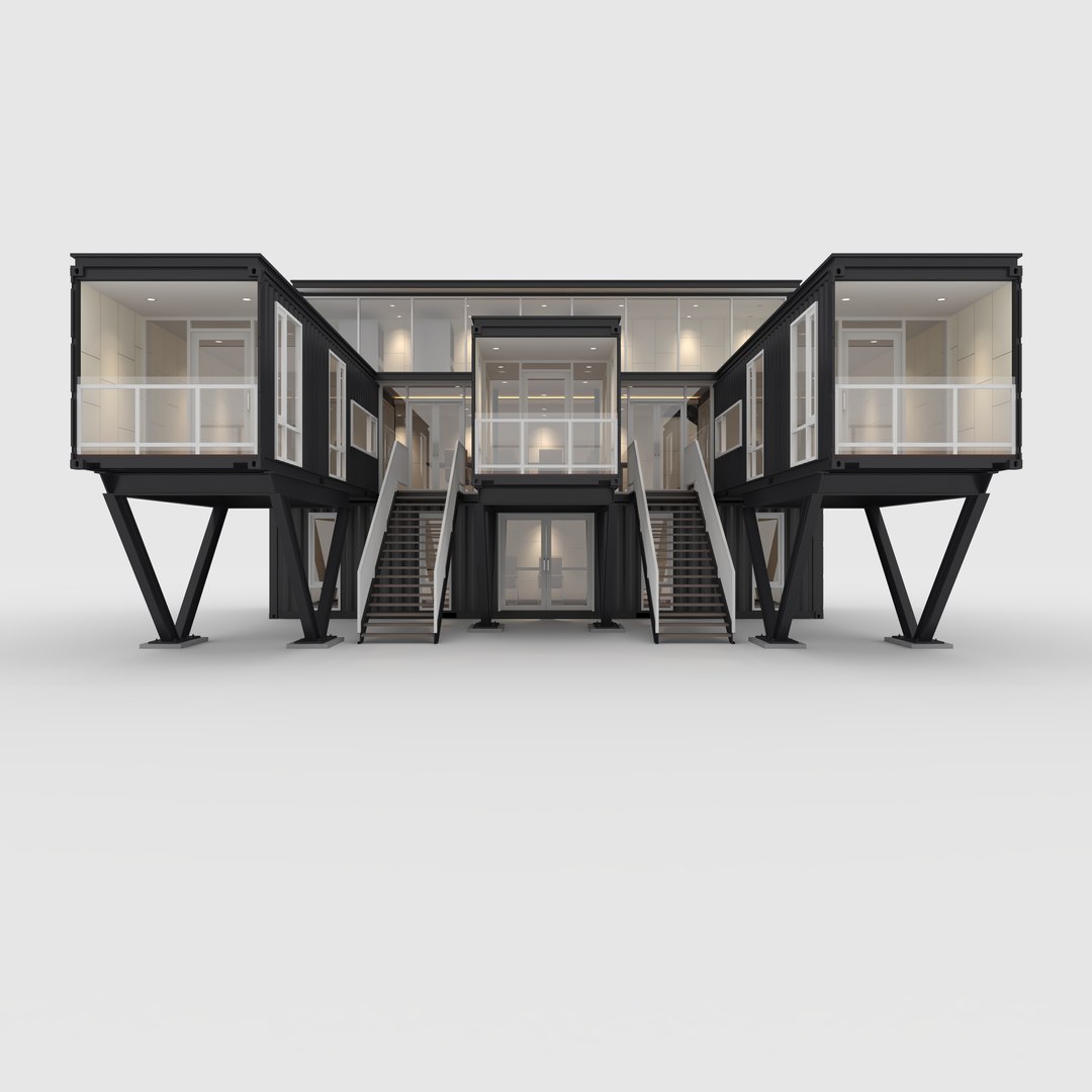 Container Office 2 3D Model - TurboSquid 2107548