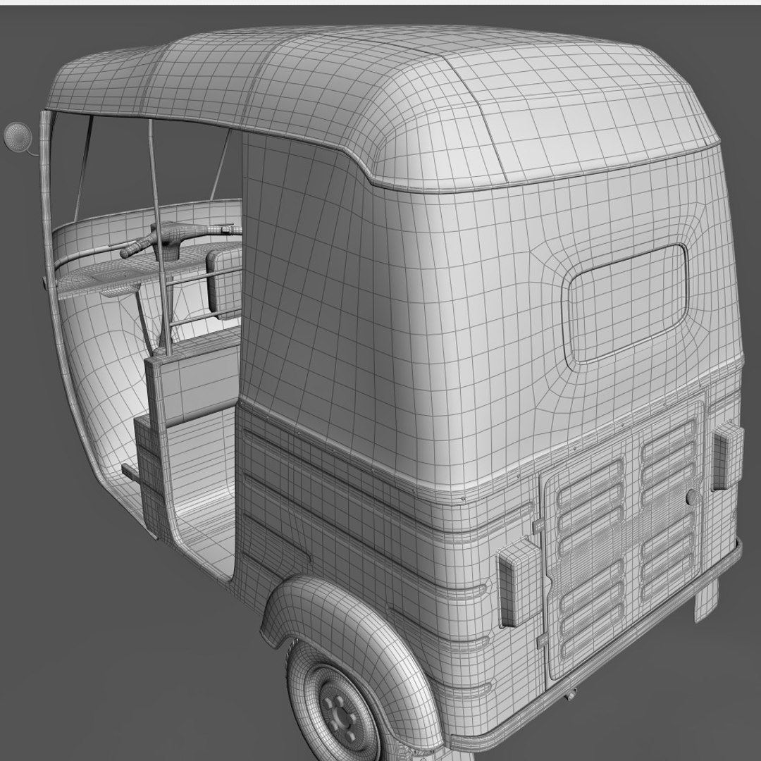 3d Model Auto Rickshaw