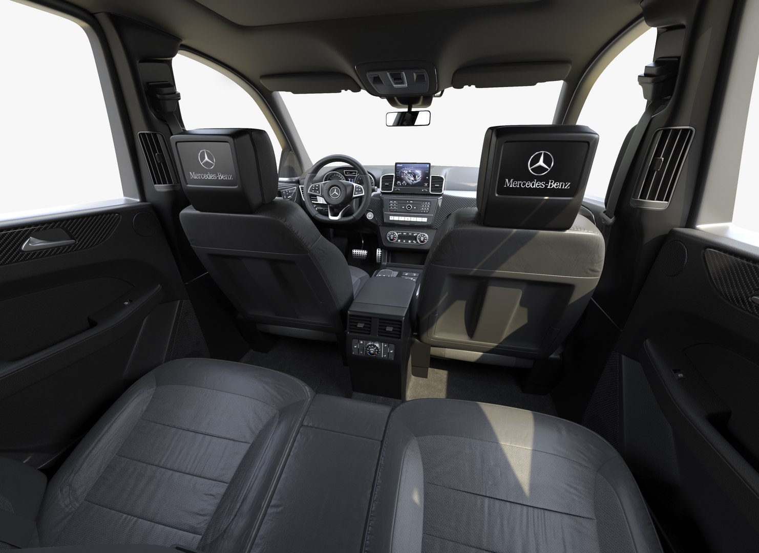 3D Interior Mercedes-Benz GLE W166 - TurboSquid 2132810