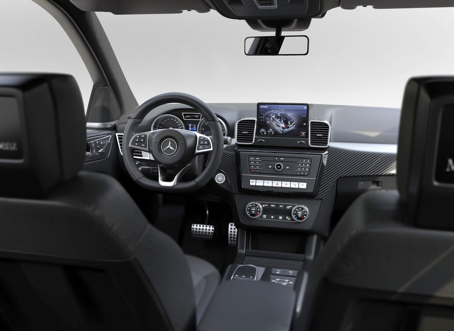 3D Interior Mercedes-Benz GLE W166 - TurboSquid 2132810