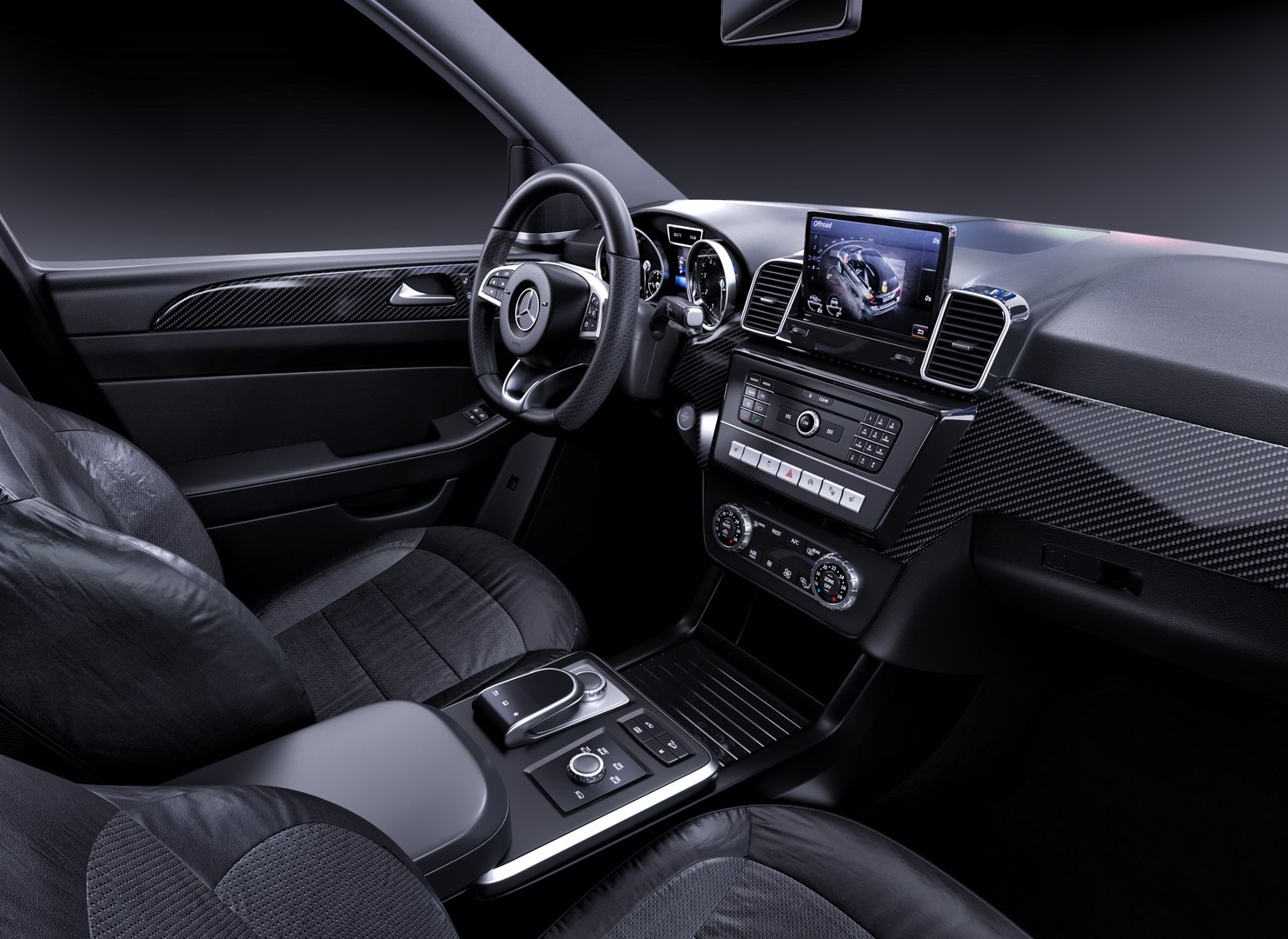 3D Interior Mercedes-Benz GLE W166 - TurboSquid 2132810