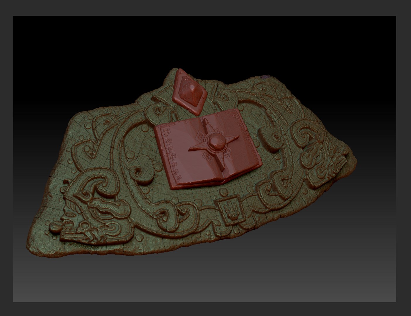 Aztec Stone Eternal Life 3d Model
